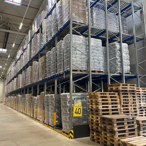 Paletten Durchlaufregalanlagen – Regalsysteme – Kästen & Behälter ...